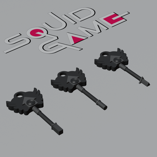 🦑 Squid Game Season 3 (The Winged Key)・ STL File for 3D printing・Cults