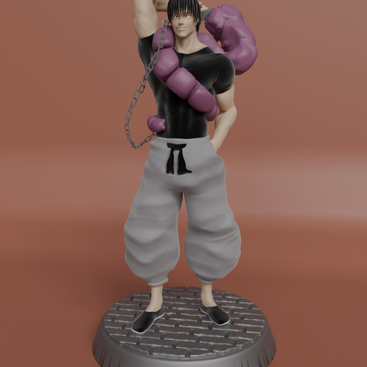 👾 Jujutsu Kaisen Toji Zenin Action Figure・ 3D File for 3D printing・Cults