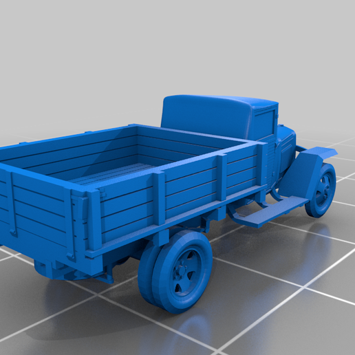 🚚 GAZ-MM-V wartime truck 1:160 (N)・Free 3D File for ・Cults