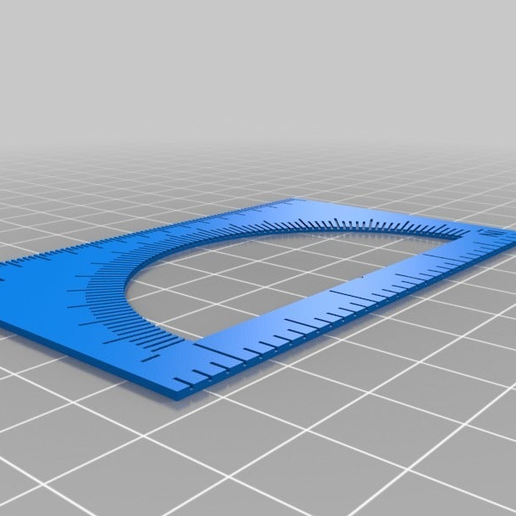 💳 Pocket Protractor・Free STL File for ・Cults