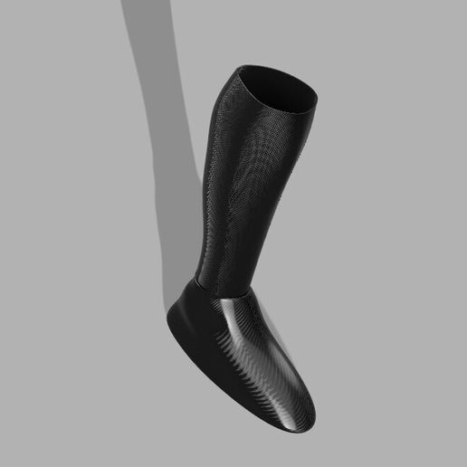 🦵 Carbon Fiber Prosthetic Leg - Aesthetic SHAPE Project・ STL File for ...