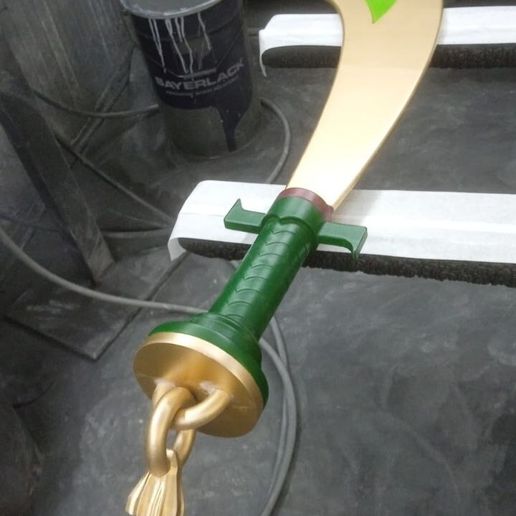 🗡️ Ninjago Lloyd's Golden Sword・ STL File for 3D printing・Cults