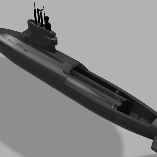 👽 Zwaardvisklasse / Swordfish class Submarine for RC scale 1/50・ 3D ...