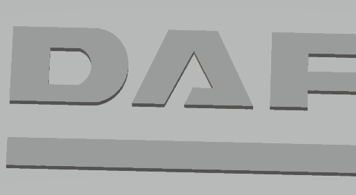 STL file RC DAF Logo 🚁 ・3D printer design to download・Cults