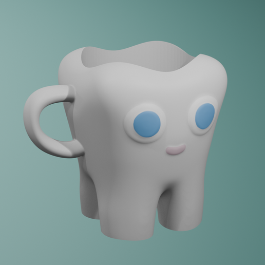 STL file TOOTH CUP 🦷 ・3D print design to download・Cults