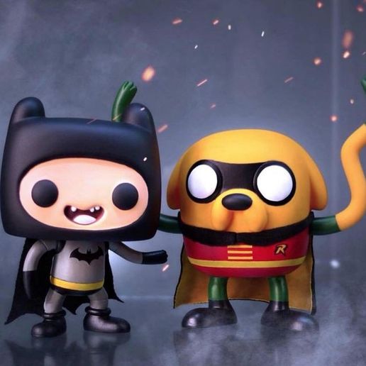 🎨 Finn and Jake Batman Funko Pop・ STL File for 3D printing・Cults