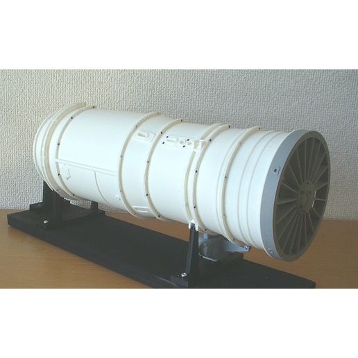 ️ Turbofan Engine, Low Bypass, Full Ducted, 1960s・ STL File for 3D ...