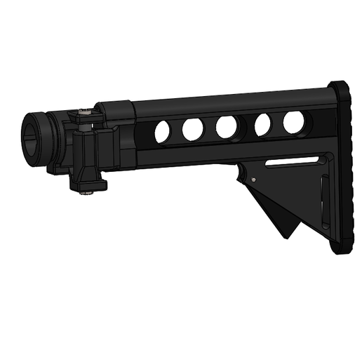 🔫 LR300 Style Airsoft Stock・ 3D File for ・Cults