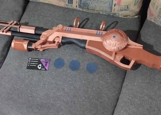 🎲 Caitlyn Arcane Assembled Assembled Rifle・ 3D File for 3D printing・Cults