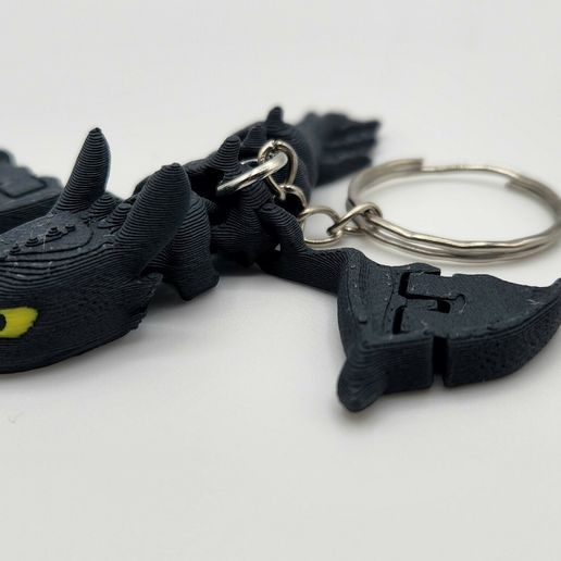 STL file Baby Flexi Toothless Keychain 👶 (3MF)・3D printable design to ...