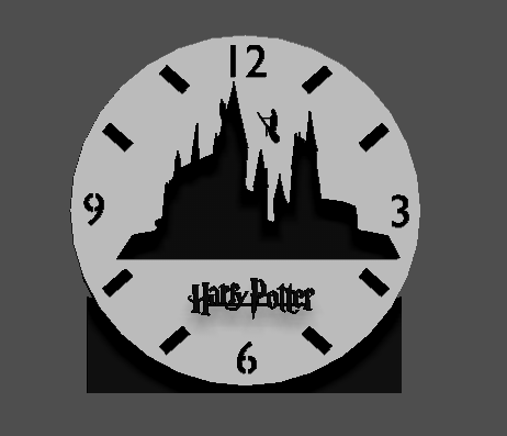 👽 Harry Potter clocks part 1・ 3D File for ・Cults
