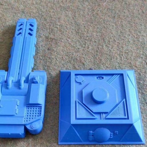 🔧 28mm sci-fi wargaming turrets optimized for FDM printers・ STL File ...