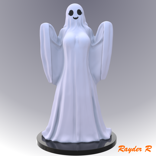 👻 GHOST GIRL・Free STL File for 3D printing・Cults