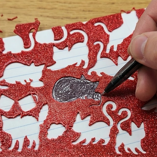cat stencil ruler