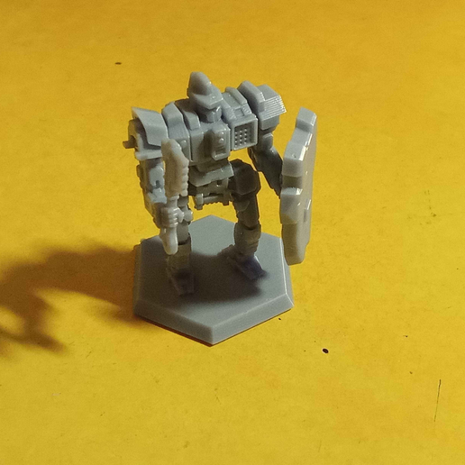 🪓 axe and sheild Centurion battletech・Free STL File for 3D printing・Cults