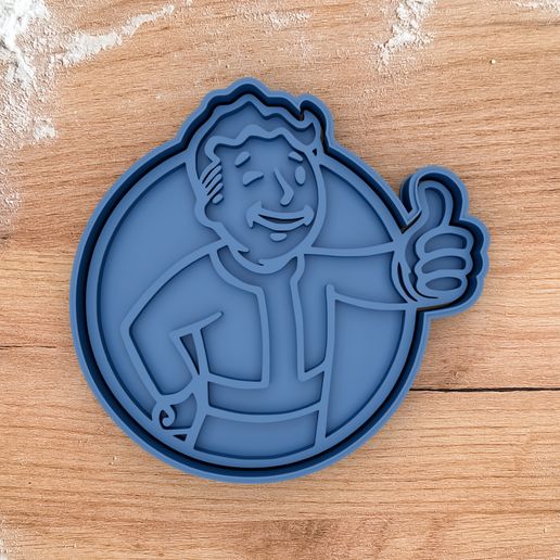 🍪 Special cookie cutter from Fallout・ STL File for 3D printing・Cults