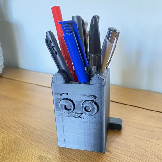 STL file Cat Pencil Holder 🐱 ・3D printing model to download・Cults