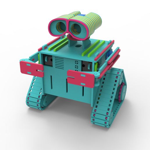 🤖 wall E Robot・ 3D File for 3D printing and CNC machining - Laser ...