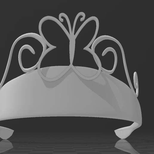 STL file Fluttershy crown - My Little Pony 👑 (OBJ and 3MF)・3D print ...