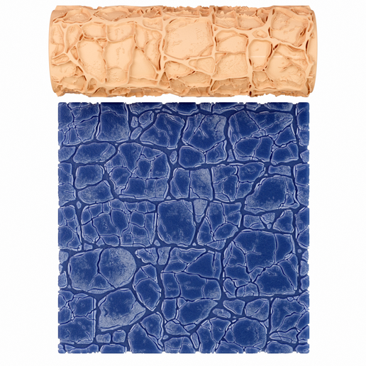 🧱 Rough Stone Bricks Texture Roller STL File – Digital Download・ STL ...
