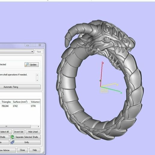 STL file OUROBOROS SNAKE RING 2 Printable Model 3D print model 🐍 ・3D printable model to download ...