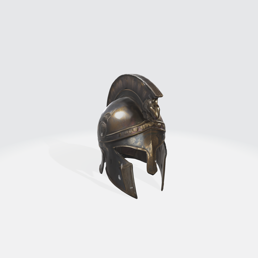 🏛️ Ancient Greek Roman Spartan Helmet 3D Model・ 3D File for Electronics ...