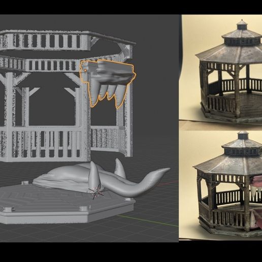 🎲 Dread Gazebo Simplified for FDM (DND / TTRPG)・Free 3D File for ・Cults