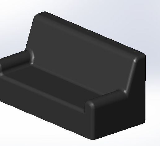 STL file Sofa 1 🪑 ・3D printable model to download・Cults