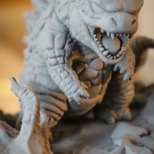 🦖 Chibi Kong VS Godzilla・ 3D File for 3D printing・Cults