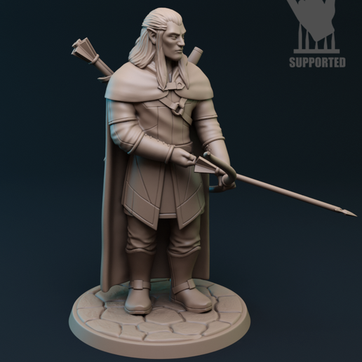 🧝 warrior elf・ STL File for ・Cults
