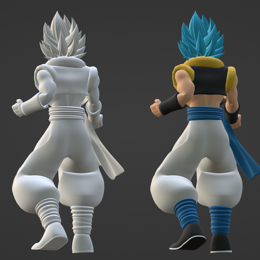 💬 Gogeta - Dragonball Super・ STL File for 3D printing・Cults