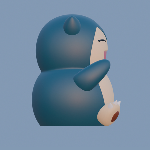 🐉 SNORLAX POKEMON (WITHOUT BRACKETS)・ STL File for 3D printing・Cults