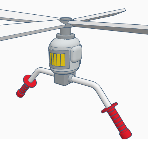 TMNT Hand Held Helicopter Turtlecopter・ STL File for 3D printing・Cults