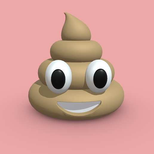 💩 Pile of Poo Emoji・ STL File for 3D printing・Cults