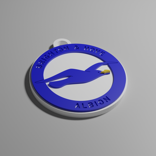 arquivo STL Brighton Key Ring 🔑 ・modelo para impressão 3D para download ...