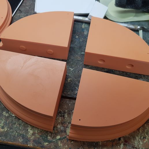 🎲 Base 17 - Oval Big Diorama Base - Full, Half and Quader Cut・ 3D file ...