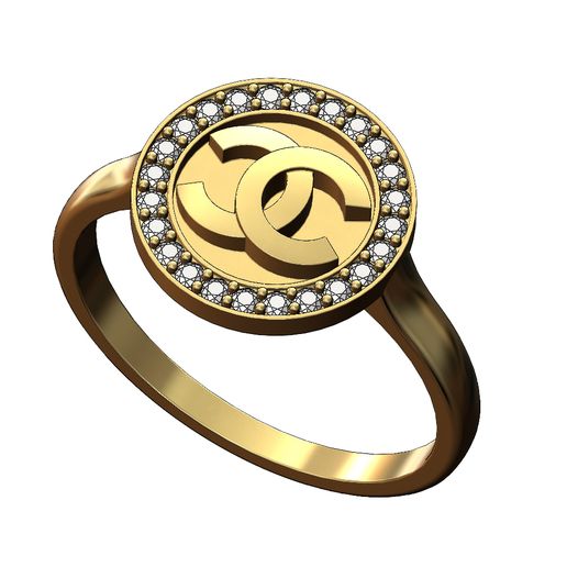 chanel symbol ring