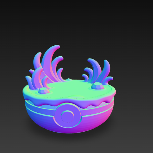 🐉 Water-based Pokemon・ STL File for 3D printing・Cults