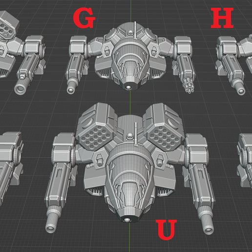 🎲 BattleTech Ebon Jaguar (Cauldron Born) Collection・Free STL File for ...