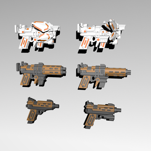 ⚔ Borderlands – Vladof Pistols・Free STL File for ・Cults
