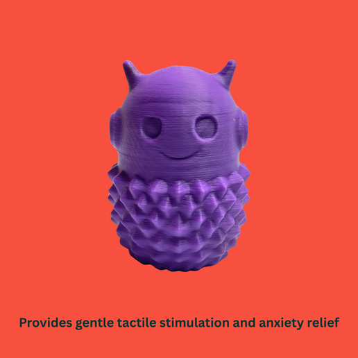 🩻 Spiky Anxiety Relief Stim Tool | Sensory Stress Toy for ADHD & Autism ...