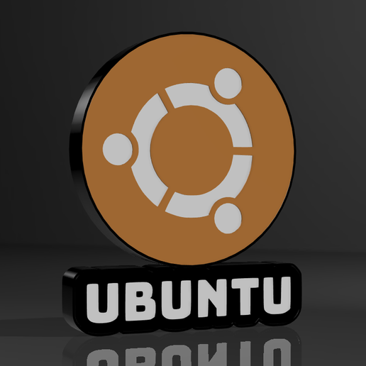 ubuntu 3d logo