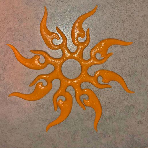 Free STL file Sol - Decorativo pared ️‍🔥 ・3D print object to download・Cults