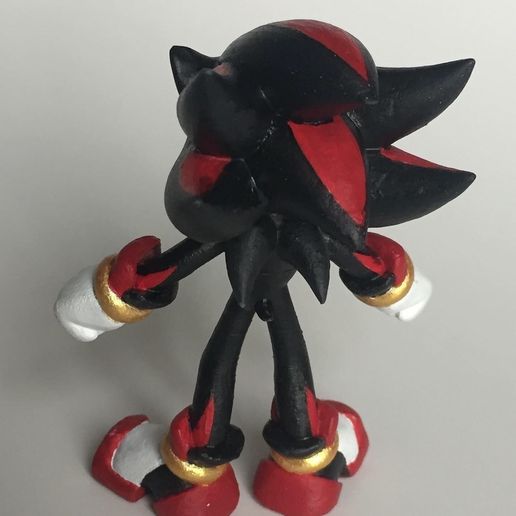🦔 Shadow the hedgehog fanart figure・Free 3D File for ・Cults