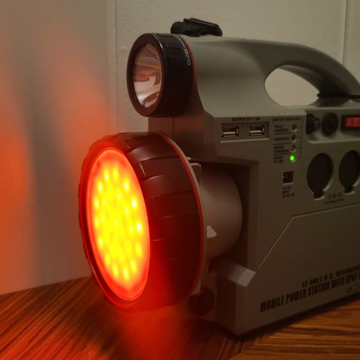 Free STL file Simple Red Light Filter For 12v Telescope Power Supply ...