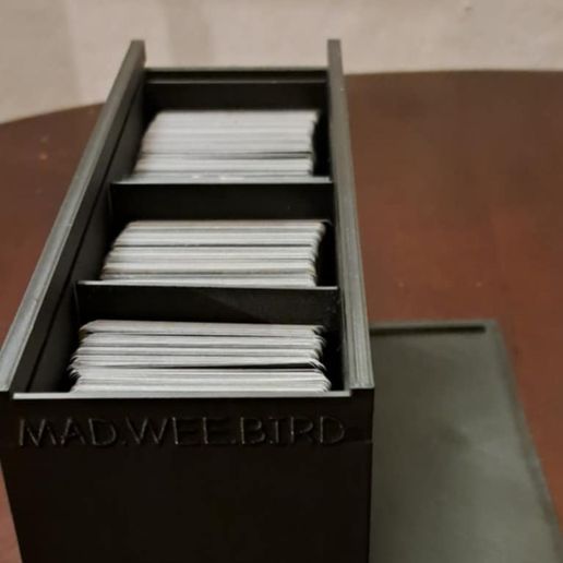 📦 Simple TCG 750 Card Storage Box・Free STL File for 3D printing・Cults