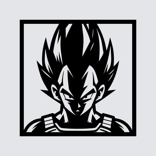 🖼️ VEGETA - PAINTING・ STL File for 3D printing・Cults