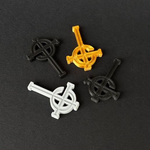 👻 Grucifix bead (37 mm)・Free STL File for 3D printing・Cults