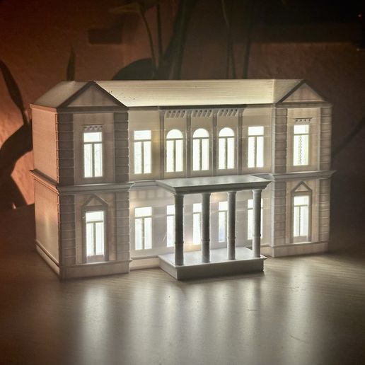 🎁 Viilla as an illuminated architectural model / gift box・ STL File for ...