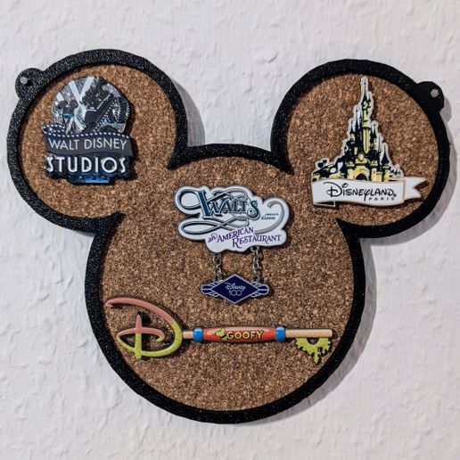 STL file Mickey Mouse pin board 🐁 ・3D printable model to download・Cults
